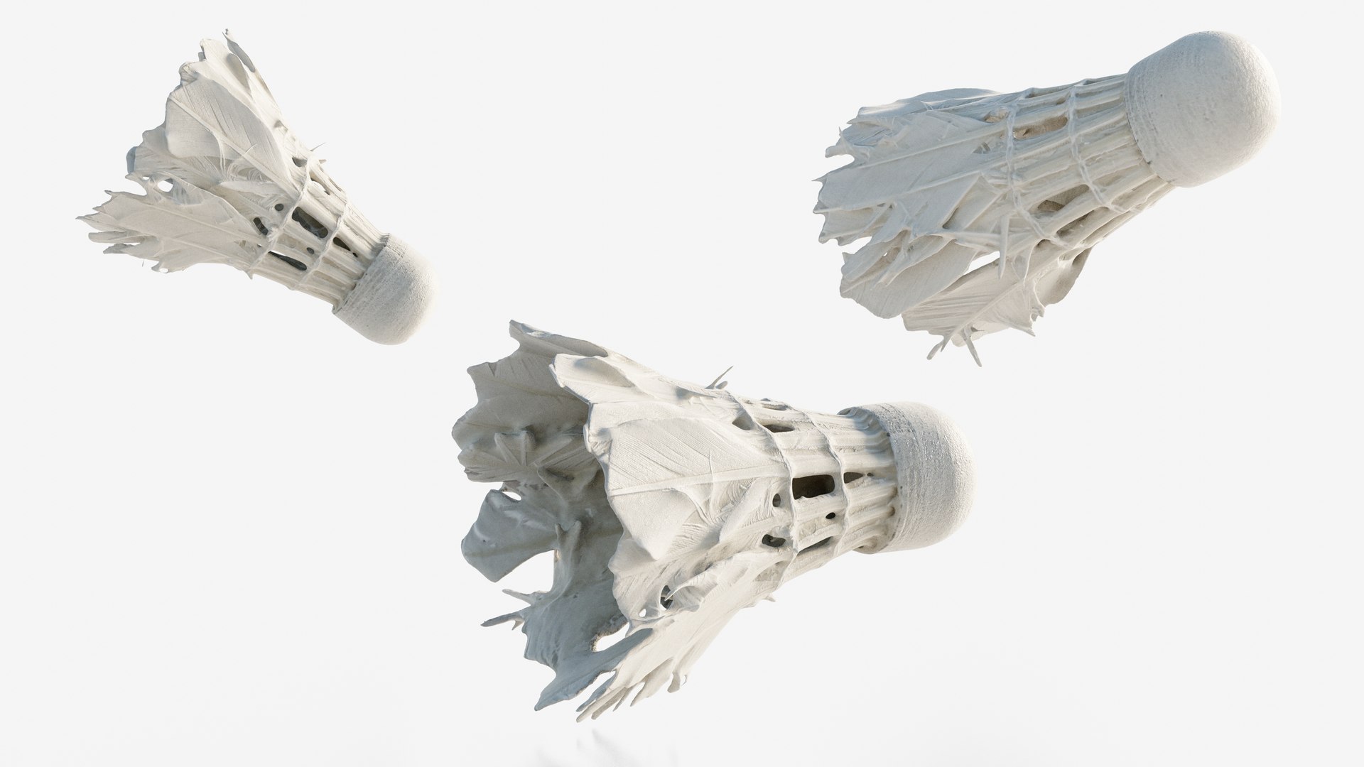 3D Scanned Badminton Shuttlecock Model - TurboSquid 2345929
