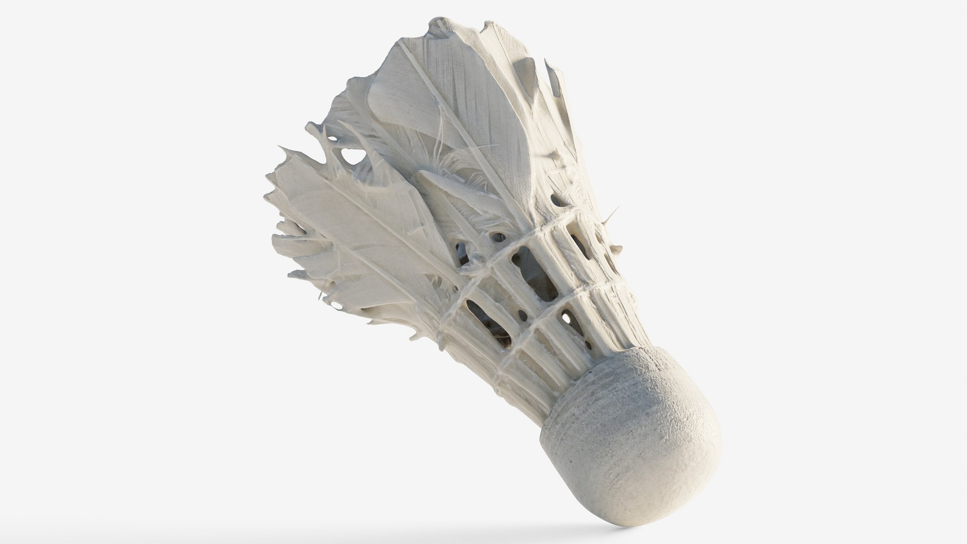 3D Scanned Badminton Shuttlecock Model - TurboSquid 2345929