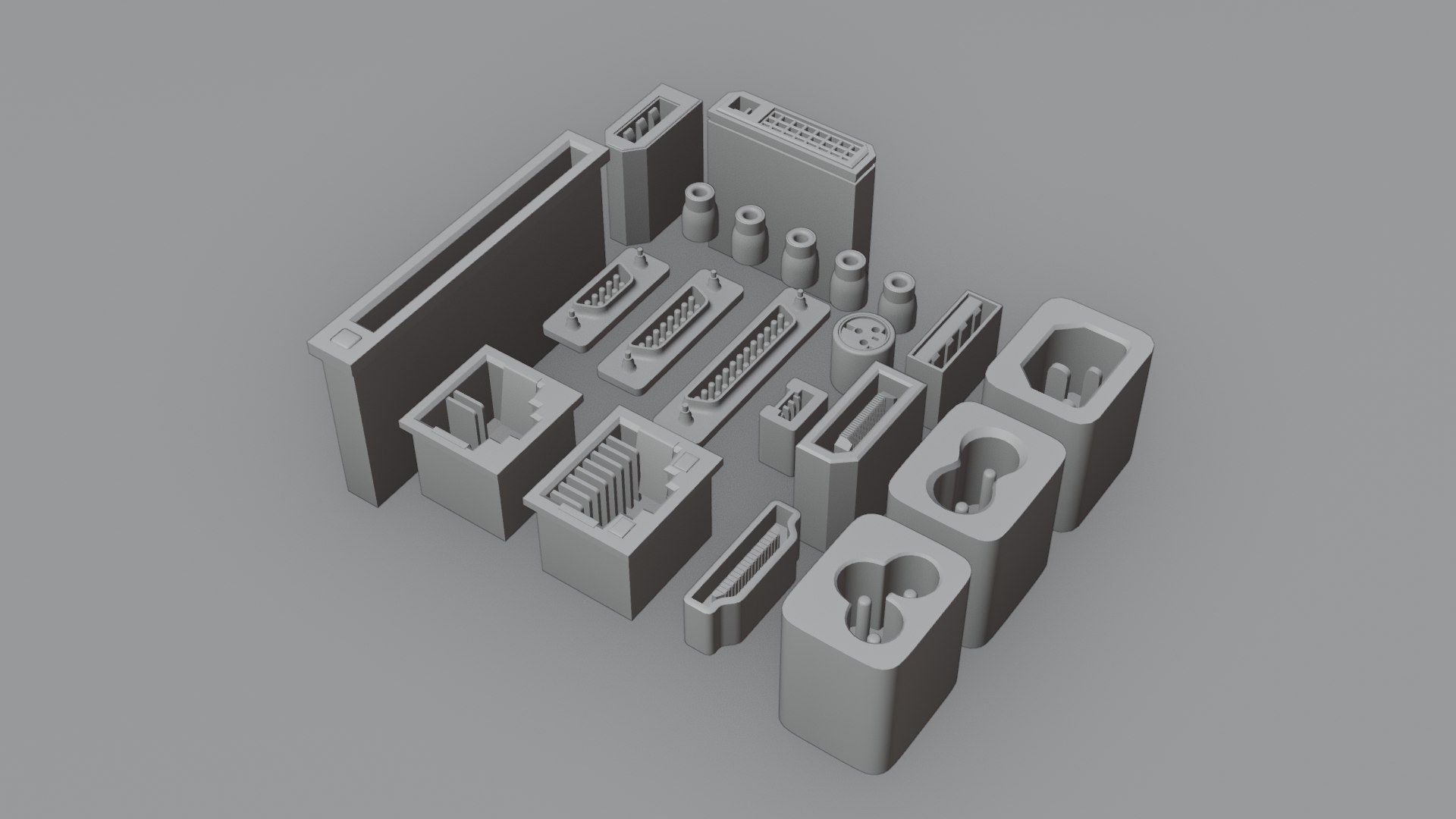 Electronic Ports 4K Textures model - TurboSquid 2160258