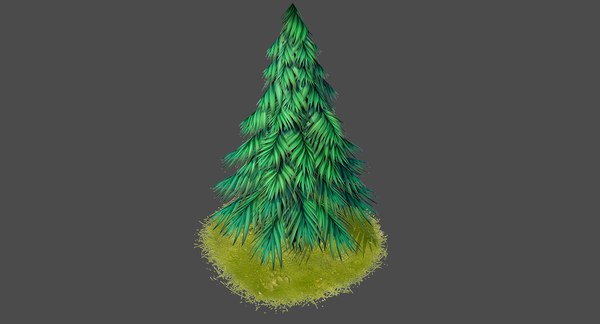 cartoon tree 02 3d max