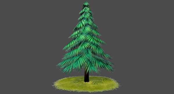 cartoon tree 02 3d max