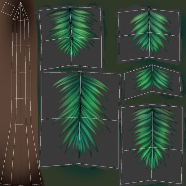 cartoon tree 02 3d max