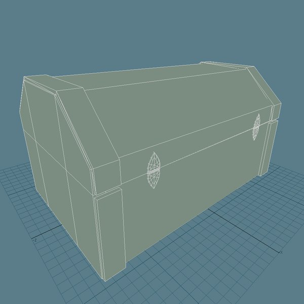 3d treasure chest