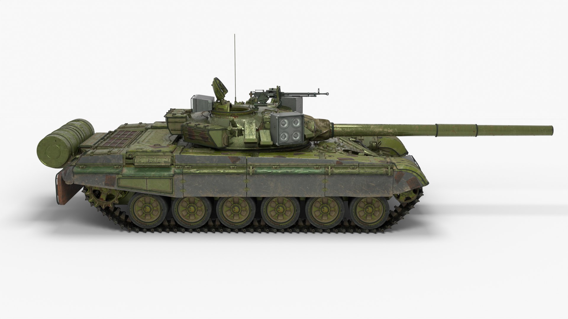 T-72A Tank 3D Model - TurboSquid 2342023