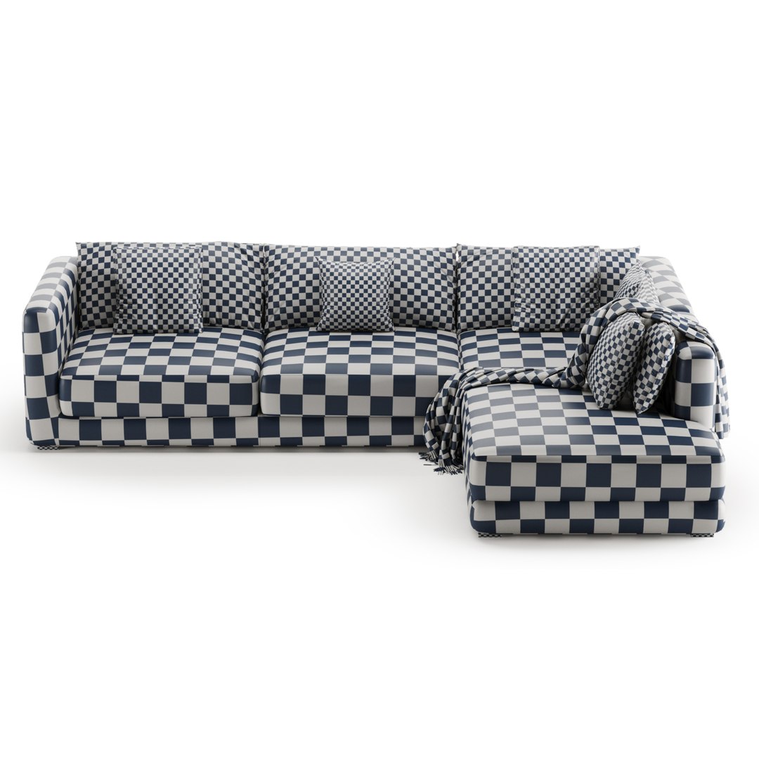 BLAKE LARGE OPEN END CORNER SOFA By Loom Loft Model - TurboSquid 2103042