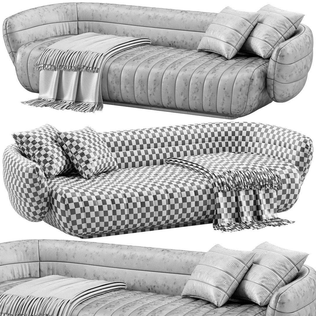 3D Baxter Sofa Tactile - TurboSquid 2364834