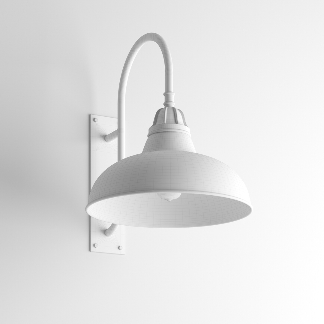 3D модель Carson Shepherd Hook WallSconce - TurboSquid 2035067