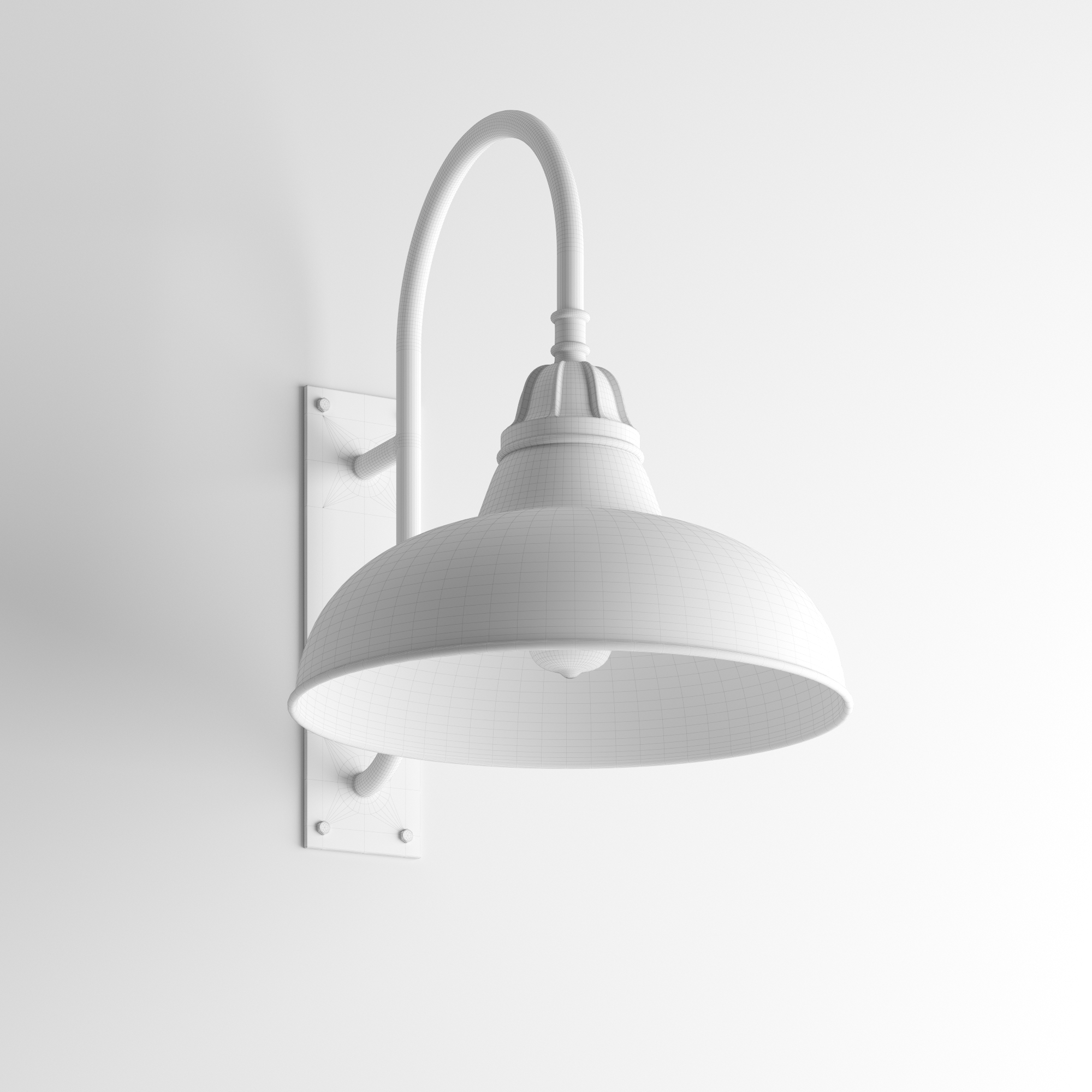 3D модель Carson Shepherd Hook WallSconce - TurboSquid 2035067