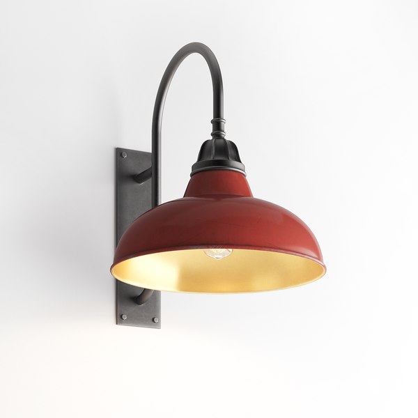 3D Carson Shepherd Hook WallSconce - TurboSquid 2035067