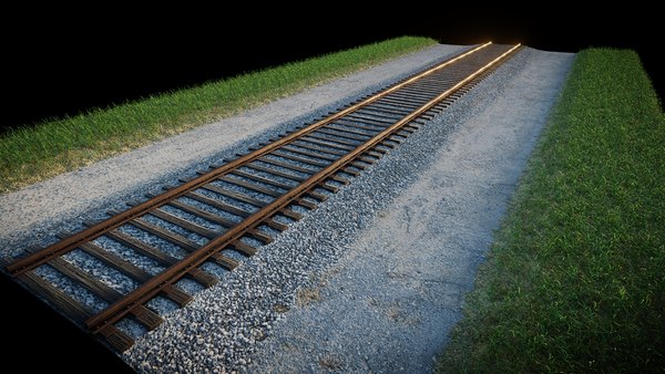 Railroad Track Blender Models for Download | TurboSquid