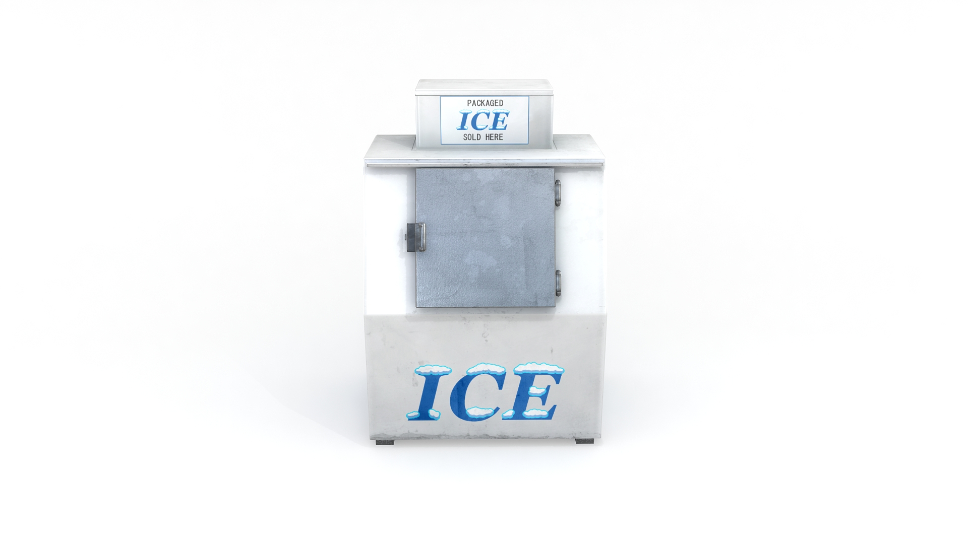 Commercial Ice Freezer 1 3D model - TurboSquid 1766200