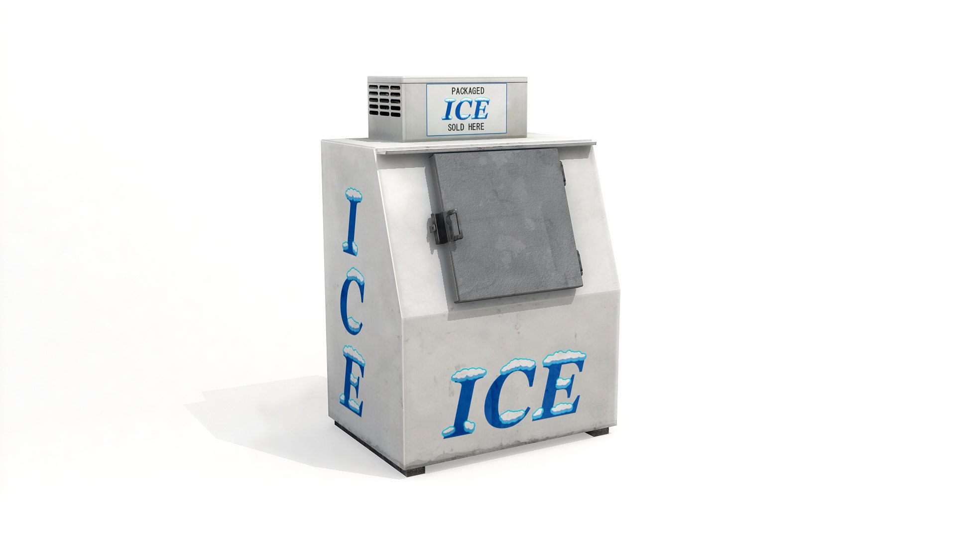 Commercial Ice Freezer 1 3D model - TurboSquid 1766200
