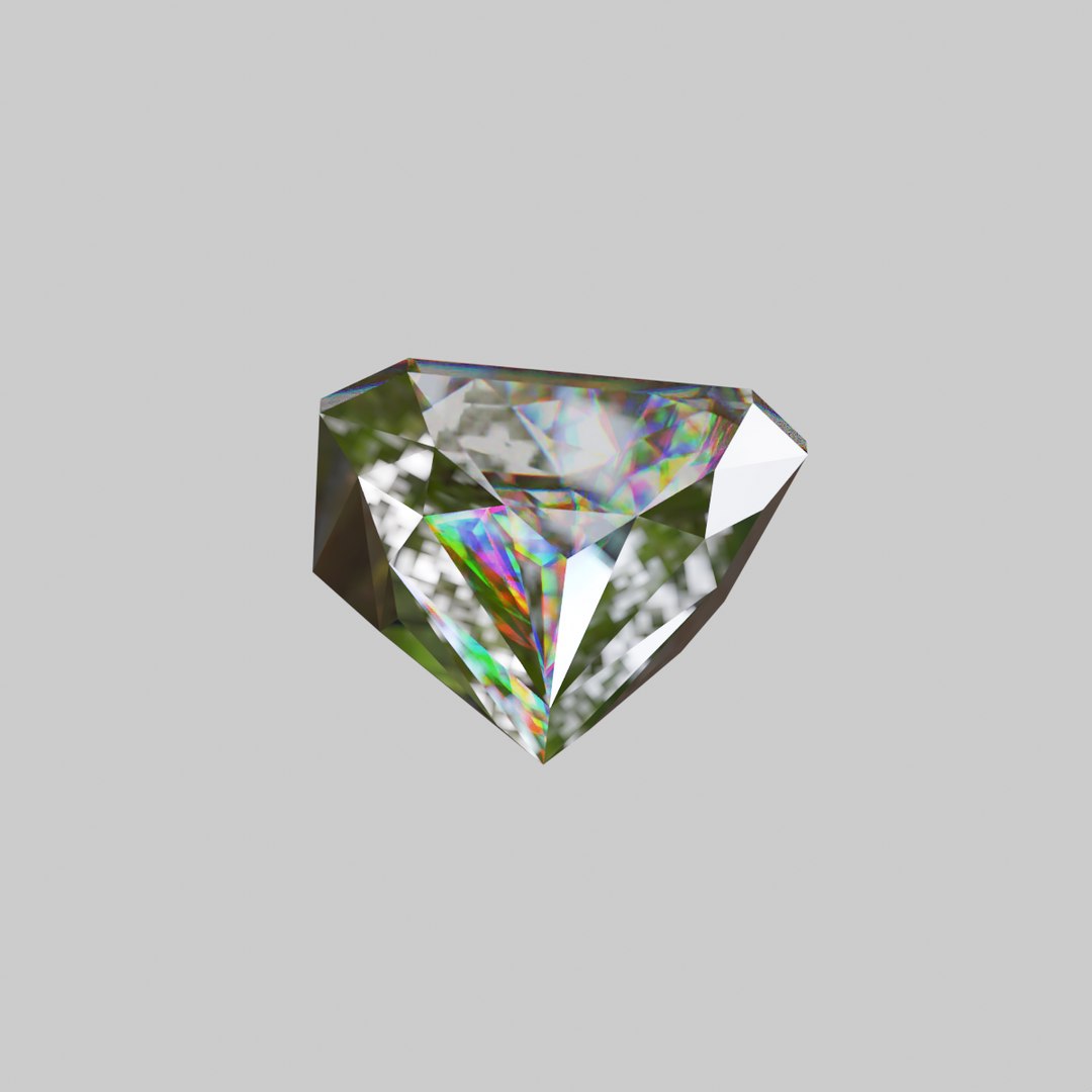 Radiant Cut Diamond 3D Model - TurboSquid 1851872