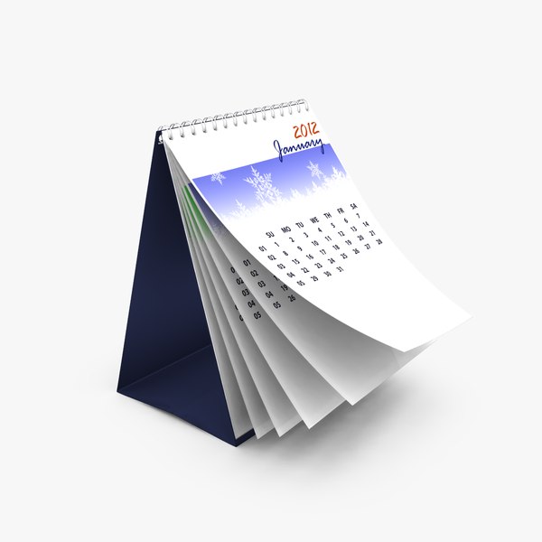 Calendar 3D Models for Download | TurboSquid