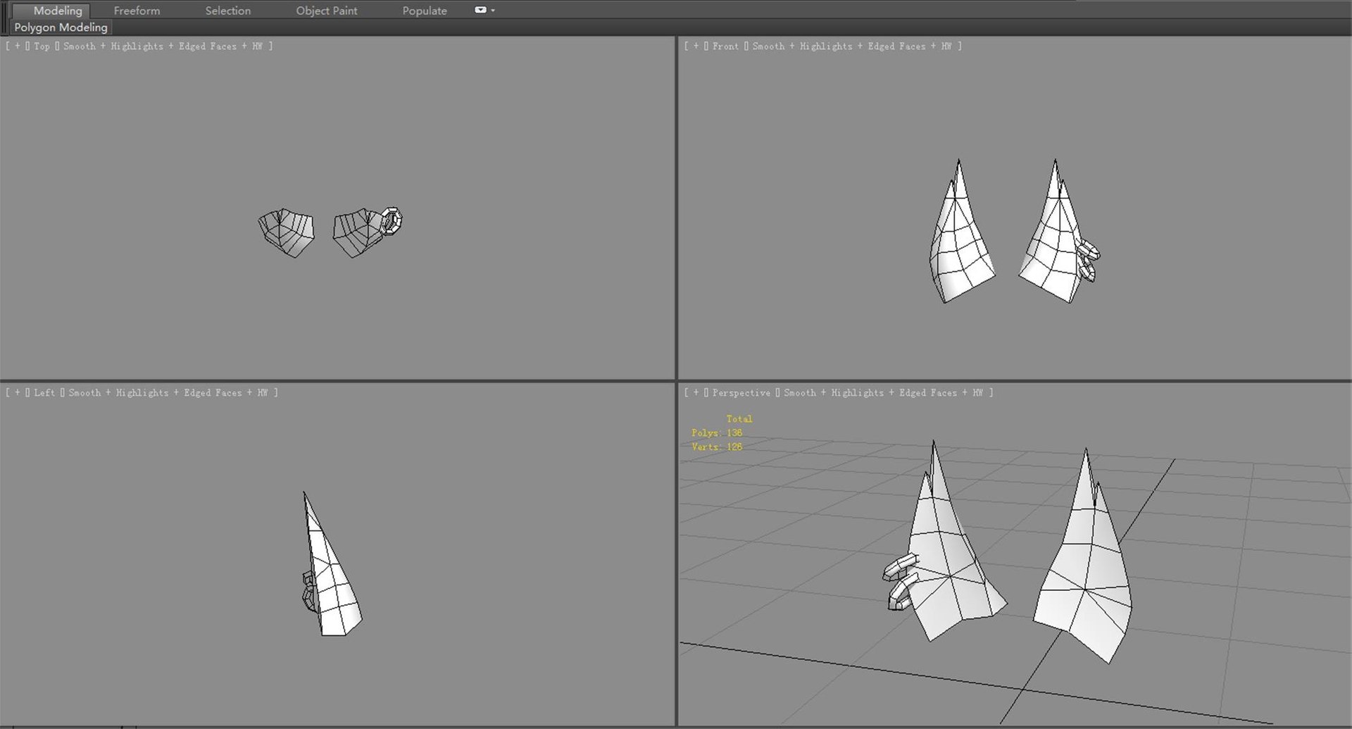 3D Model Cartoon Wolf Ears - Head Decoration - TurboSquid 2105040