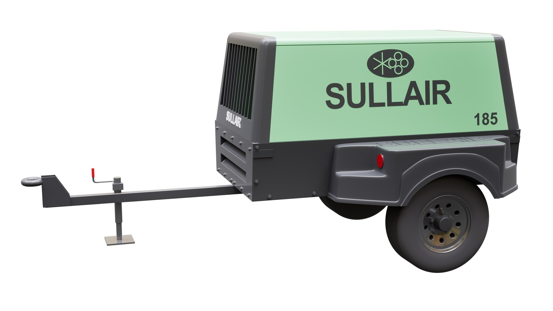 Portable Diesel Compressor Sullair 185 3D Model - TurboSquid 2213426