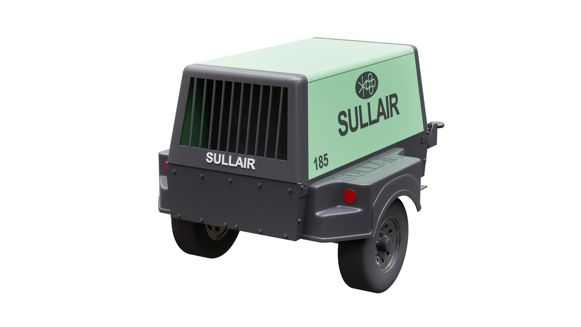 Portable Diesel Compressor Sullair 185 3D Model - TurboSquid 2213426