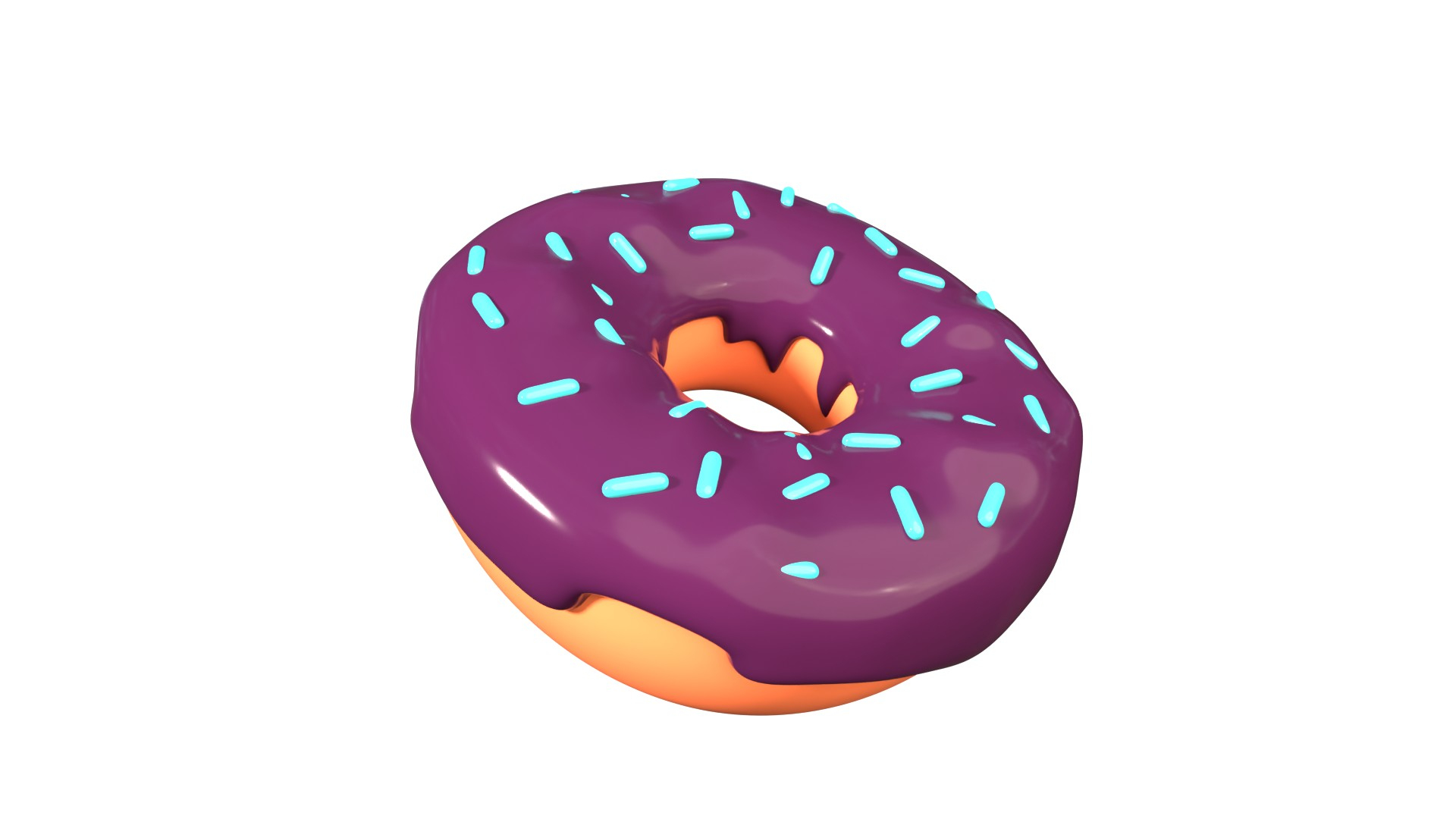 Donut 3D Illustration 3D - TurboSquid 2235463