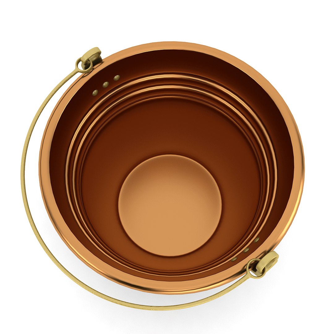 3d Model Bucket Modeled