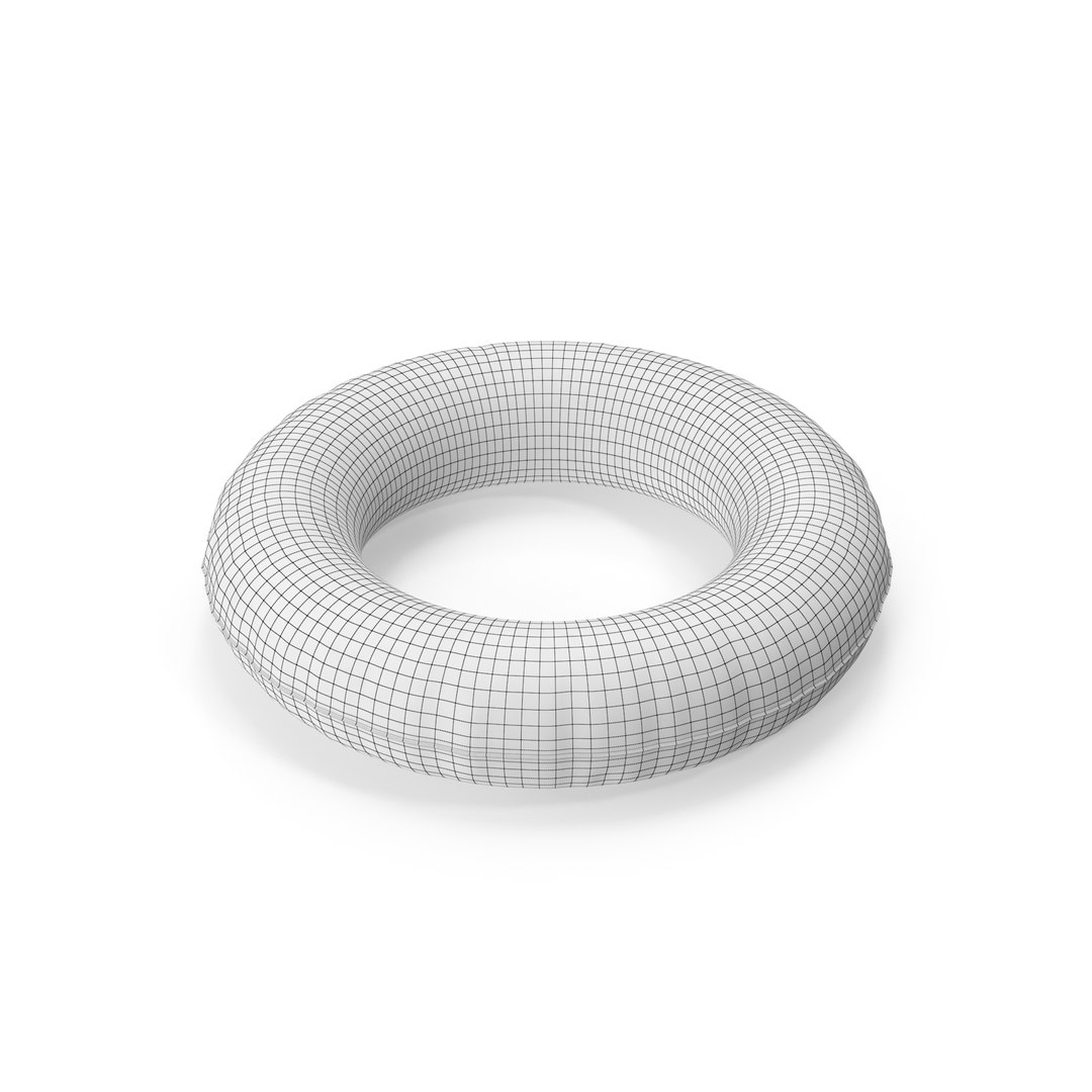 3D Red Pool Ring Model - TurboSquid 2165629