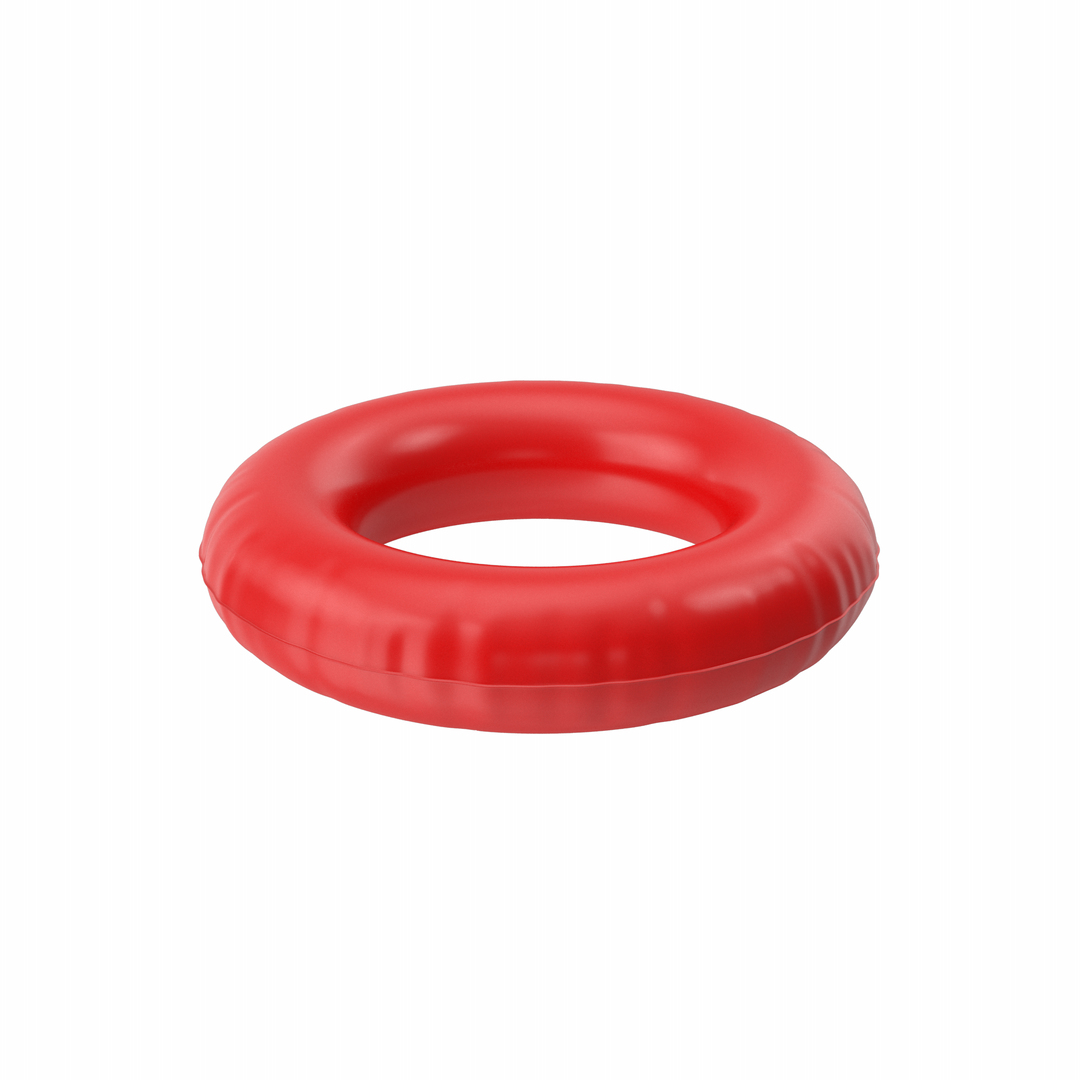 3D Red Pool Ring Model - TurboSquid 2165629