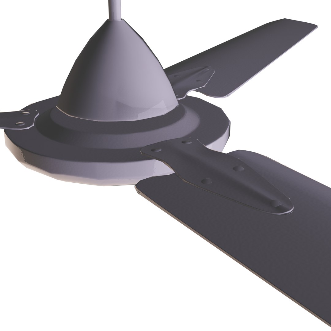 3D Low Poly Ceiling Fan Model - TurboSquid 2369684