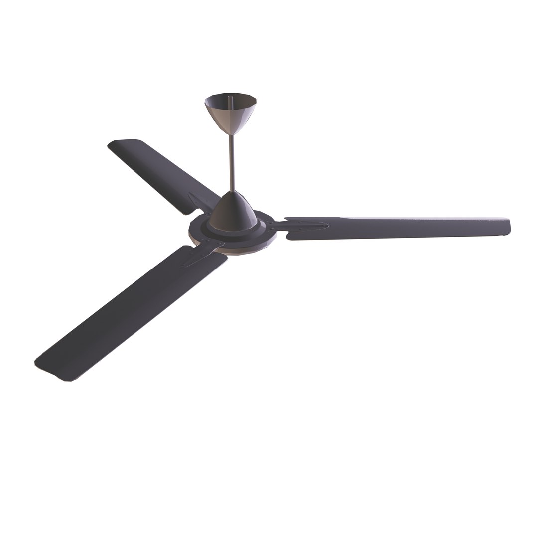 3D Low Poly Ceiling Fan Model - TurboSquid 2369684