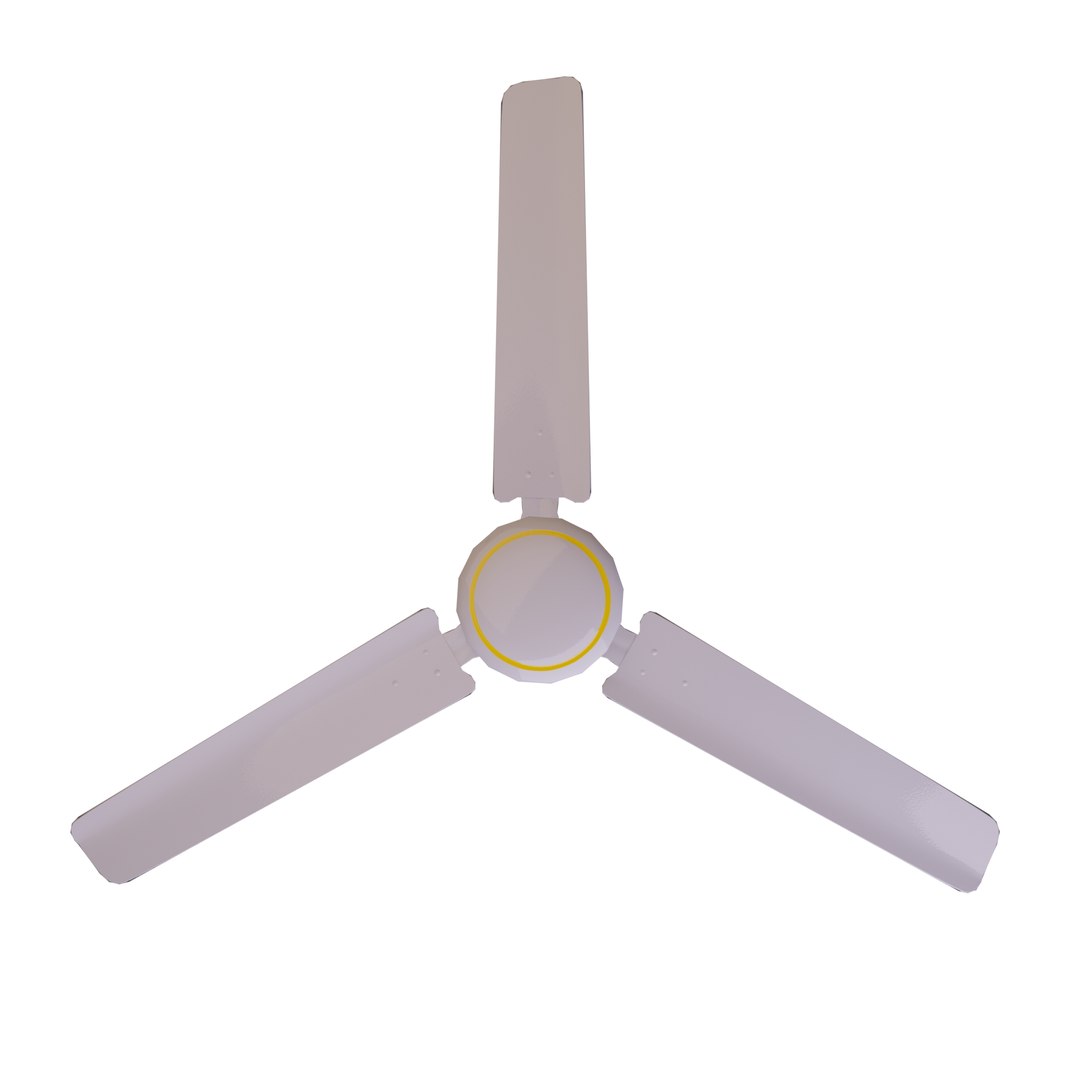 3D Low Poly Ceiling Fan Model - TurboSquid 2369684