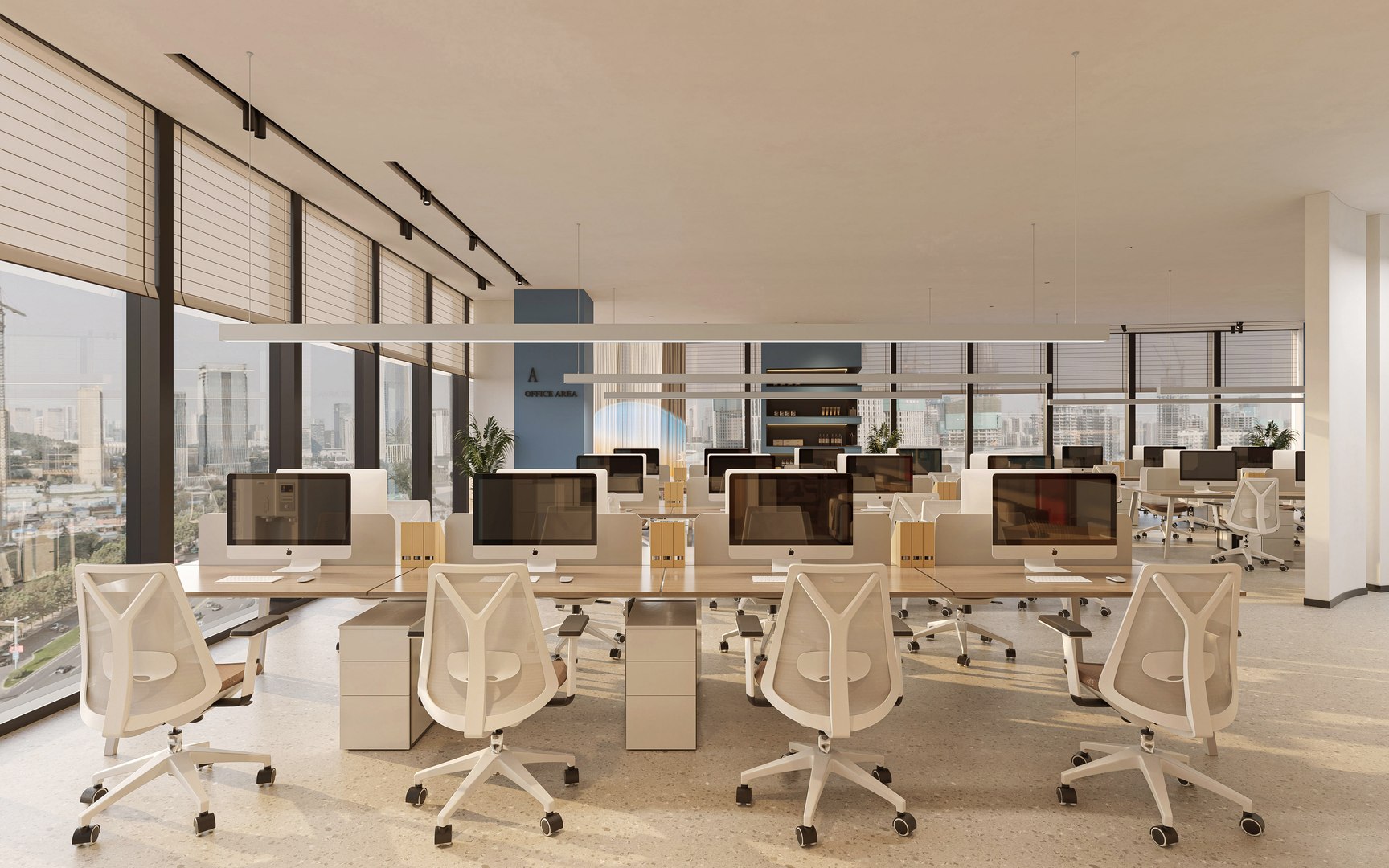 Office Interior Design 3D Model - TurboSquid 2387749