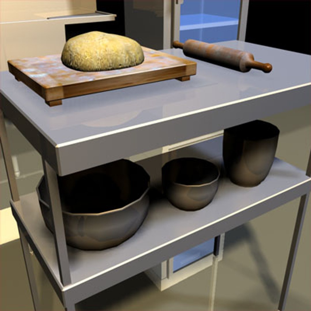 Kitchen Equipment 01 3d Model