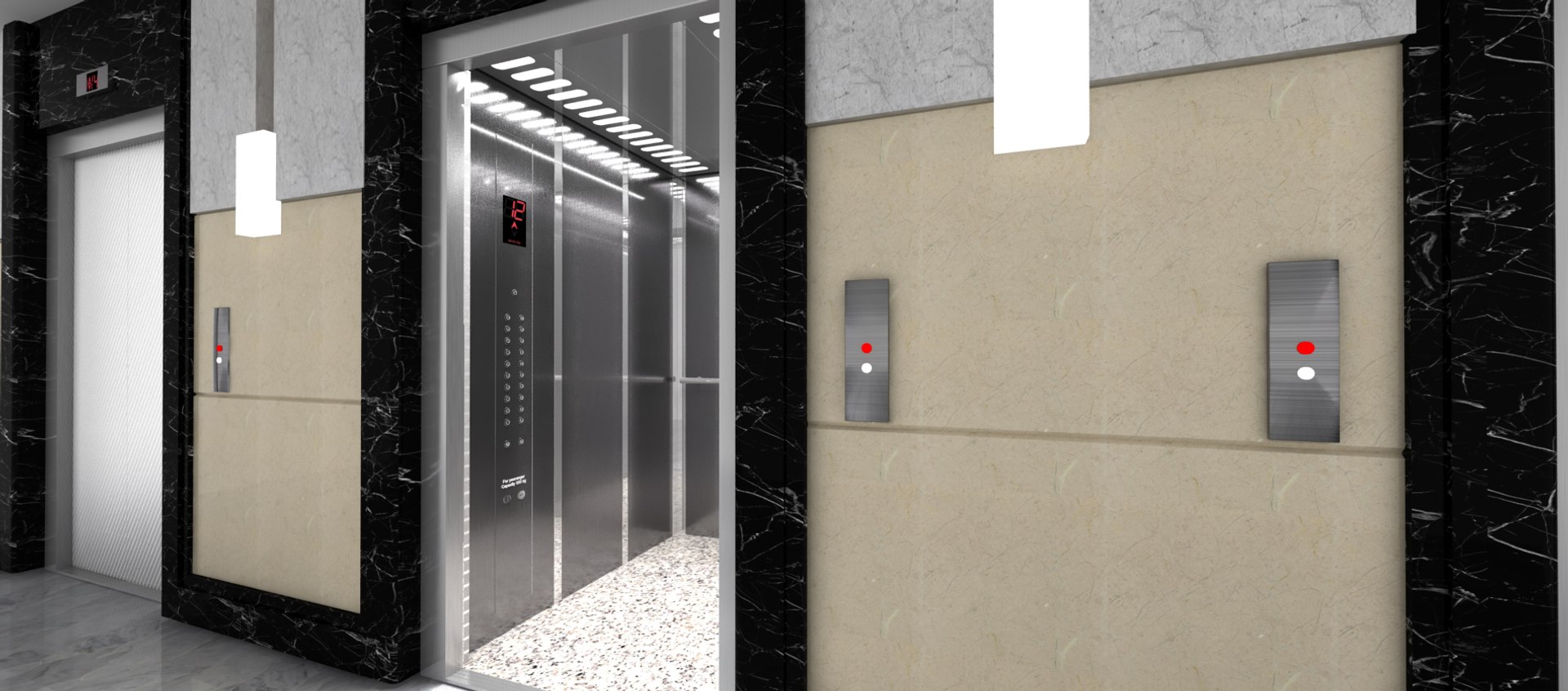 3D Model Elevator Hall - TurboSquid 1267427