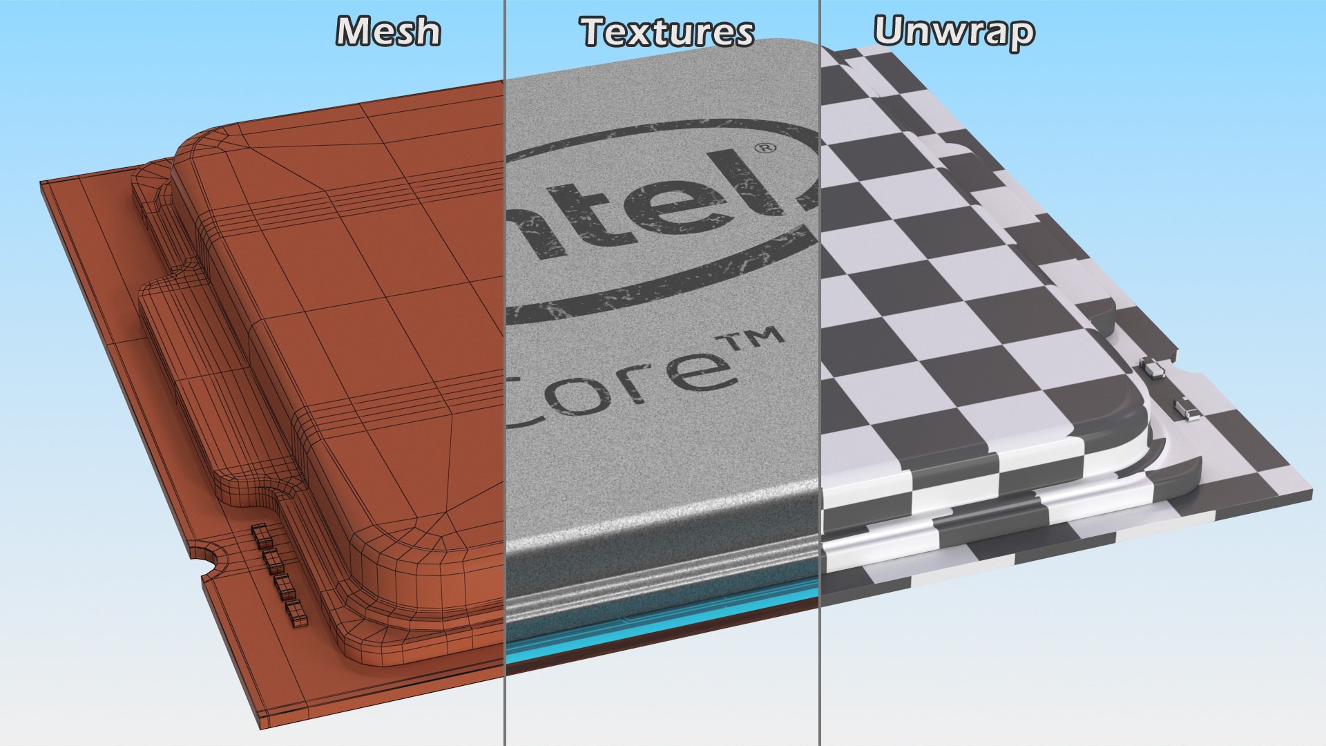 3D Intel Core I9 CPU - TurboSquid 1813851