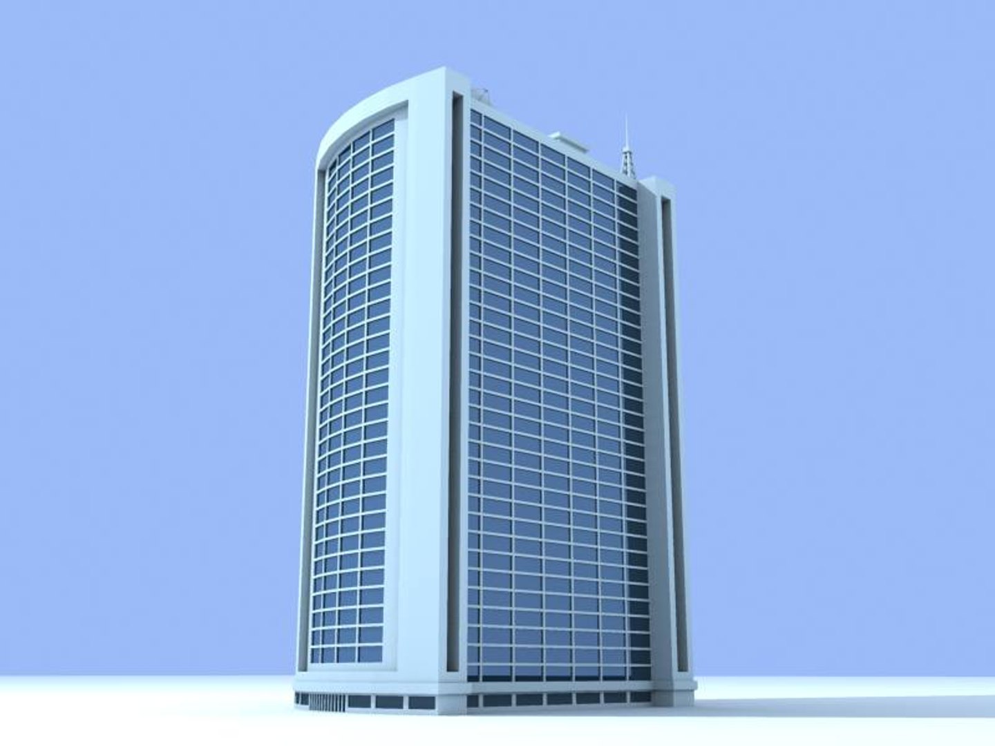 3ds Sky Scraper 16 Building