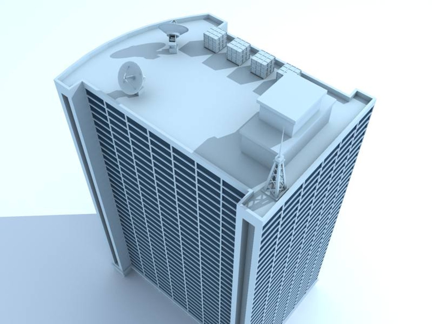 3ds Sky Scraper 16 Building