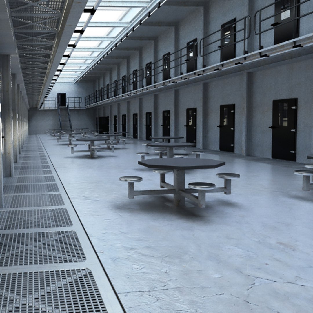 Interior Jail 3d Model