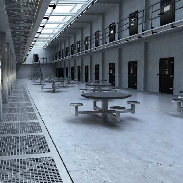 interior jail 3d model