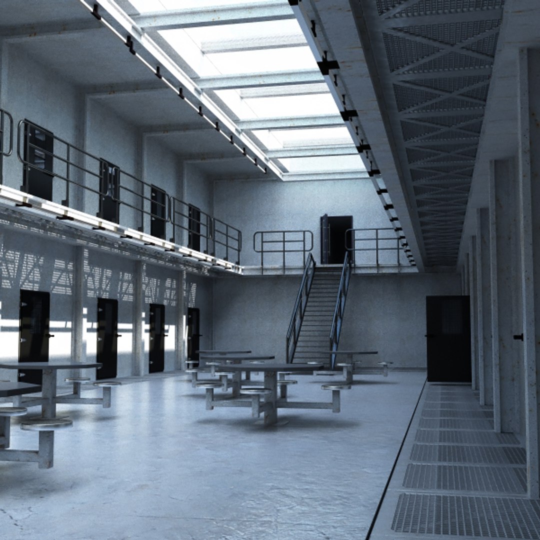 Interior Jail 3d Model