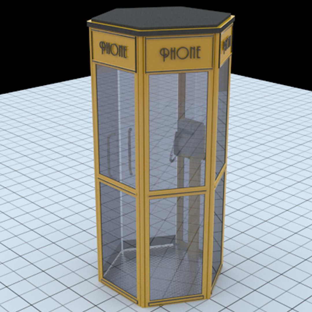 phone box 3d model