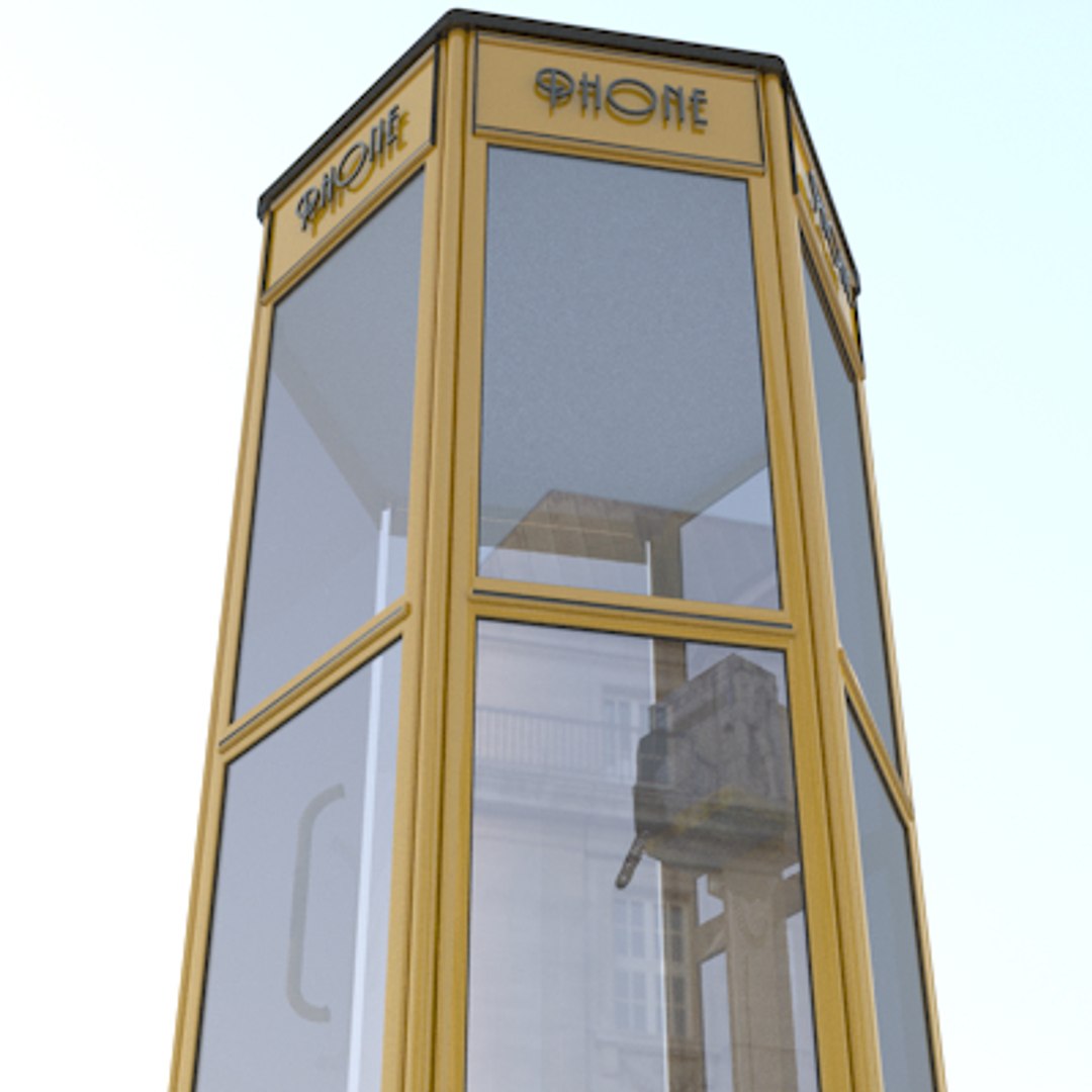 phone box 3d model