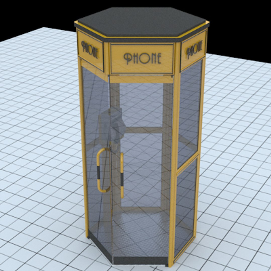 phone box 3d model