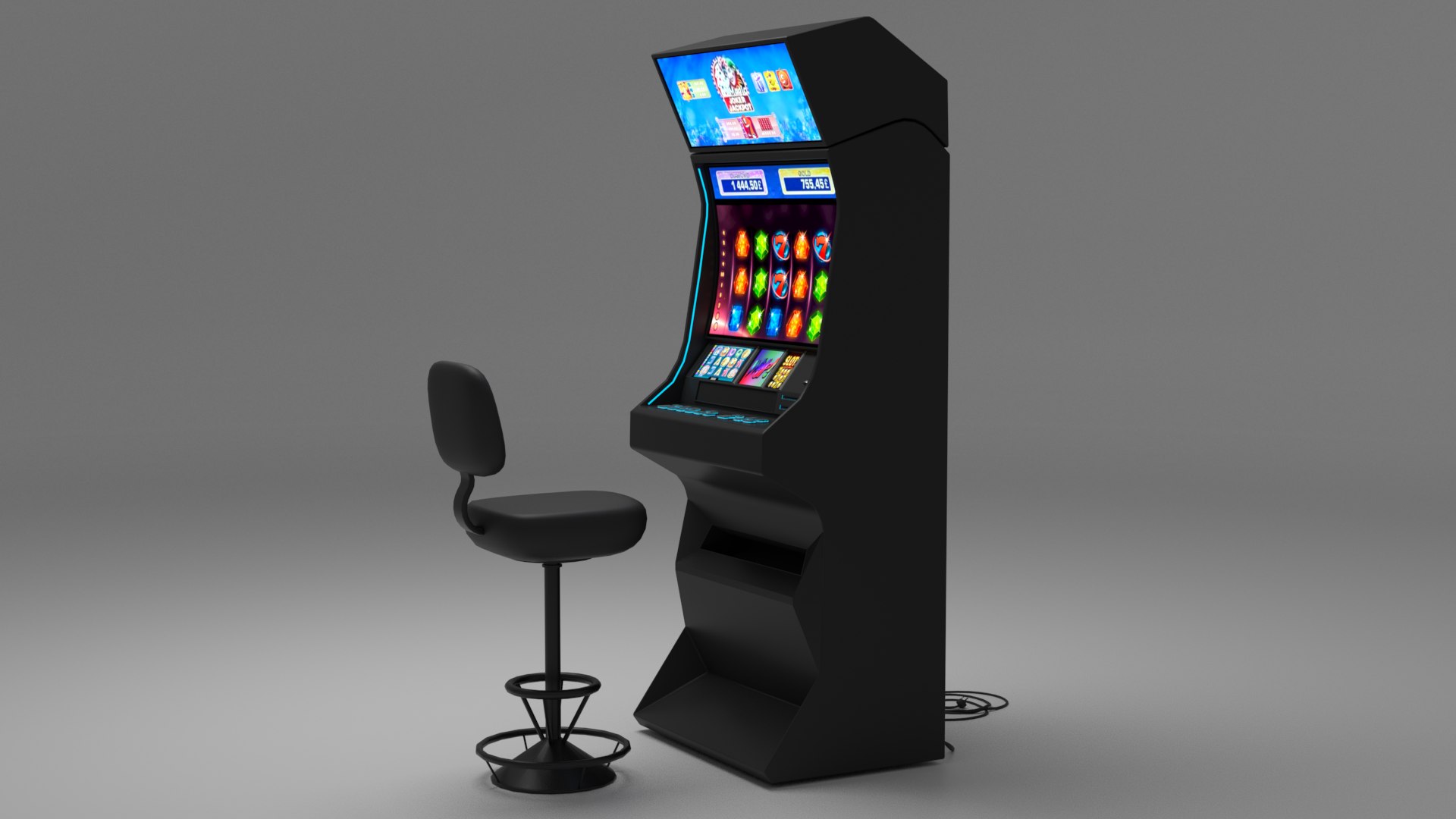 Slot Machine Model - TurboSquid 1465180