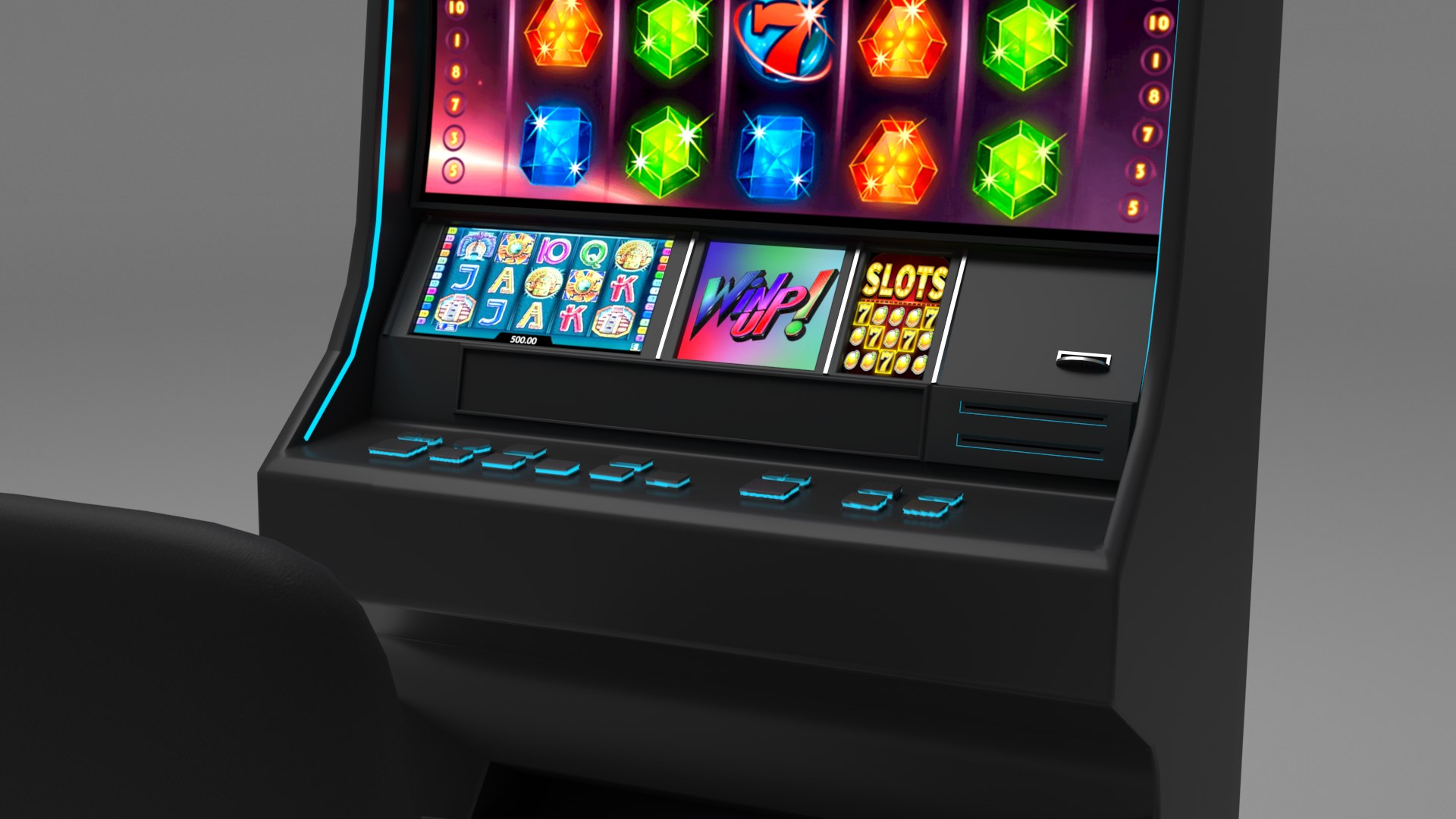 Slot Machine Model - TurboSquid 1465180