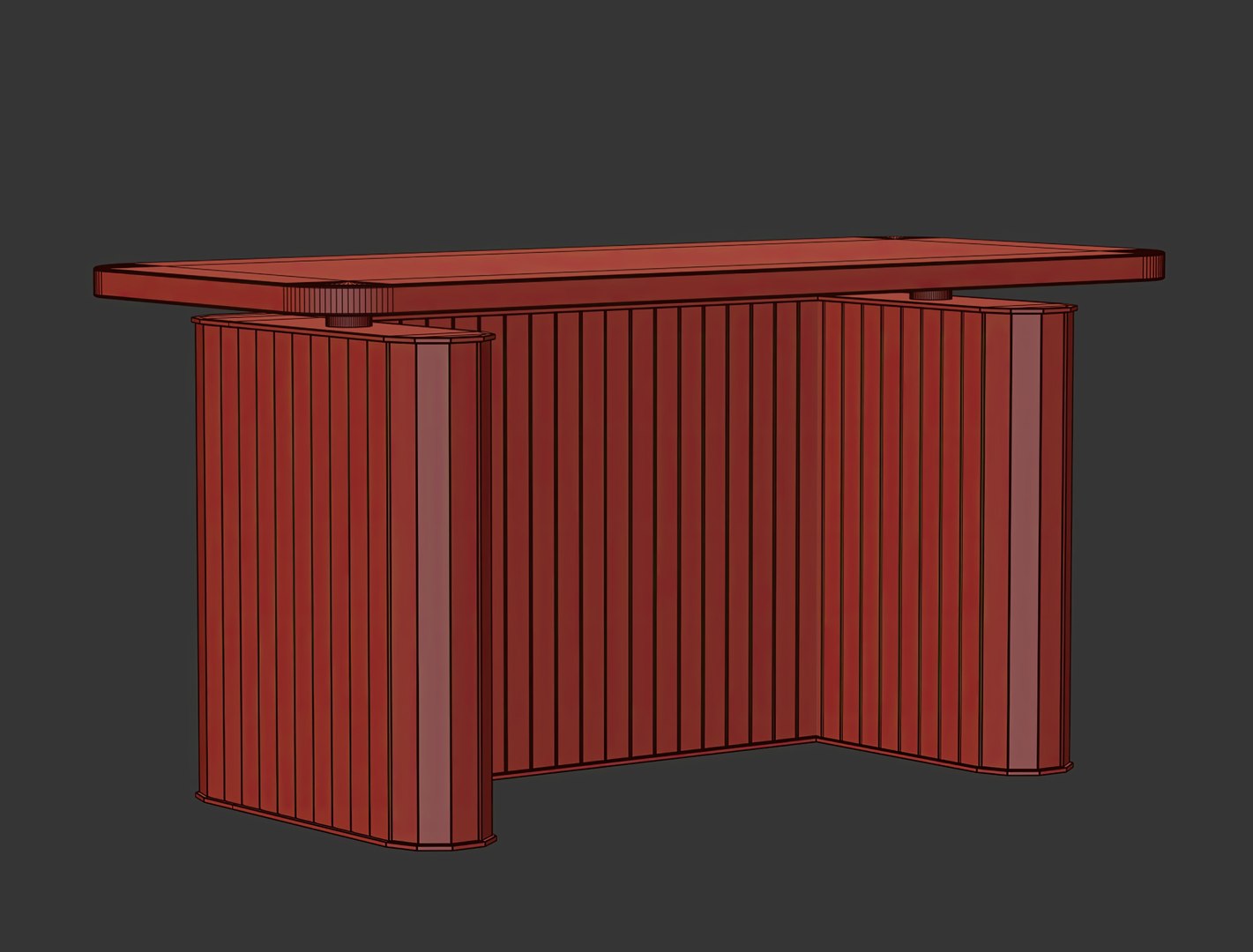 Oliva Reception Table 3D Model - TurboSquid 2283646