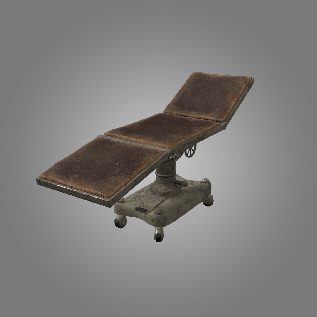 3D Old Operating Table - TurboSquid 1418151