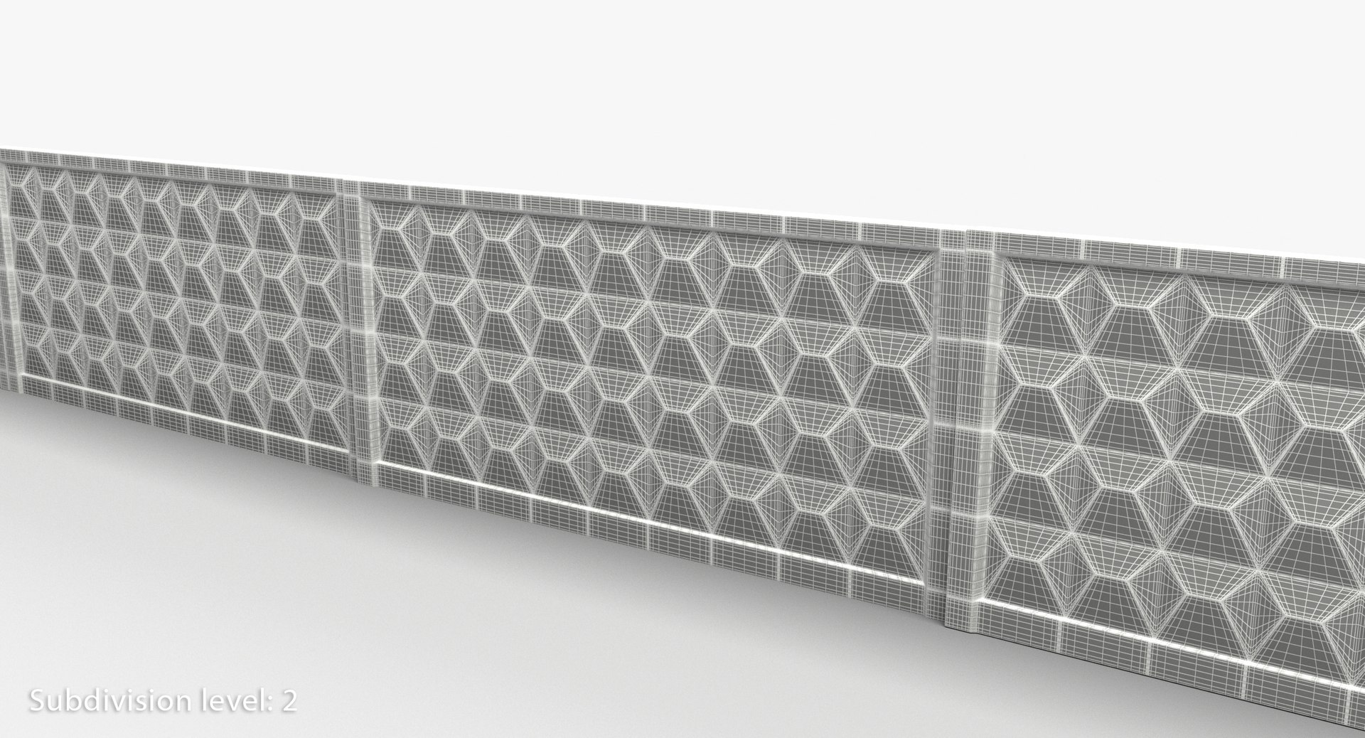 3D Model Concrete Wall - TurboSquid 1209829