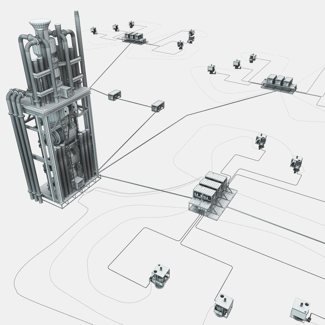 sub sea equipment bops 3d model