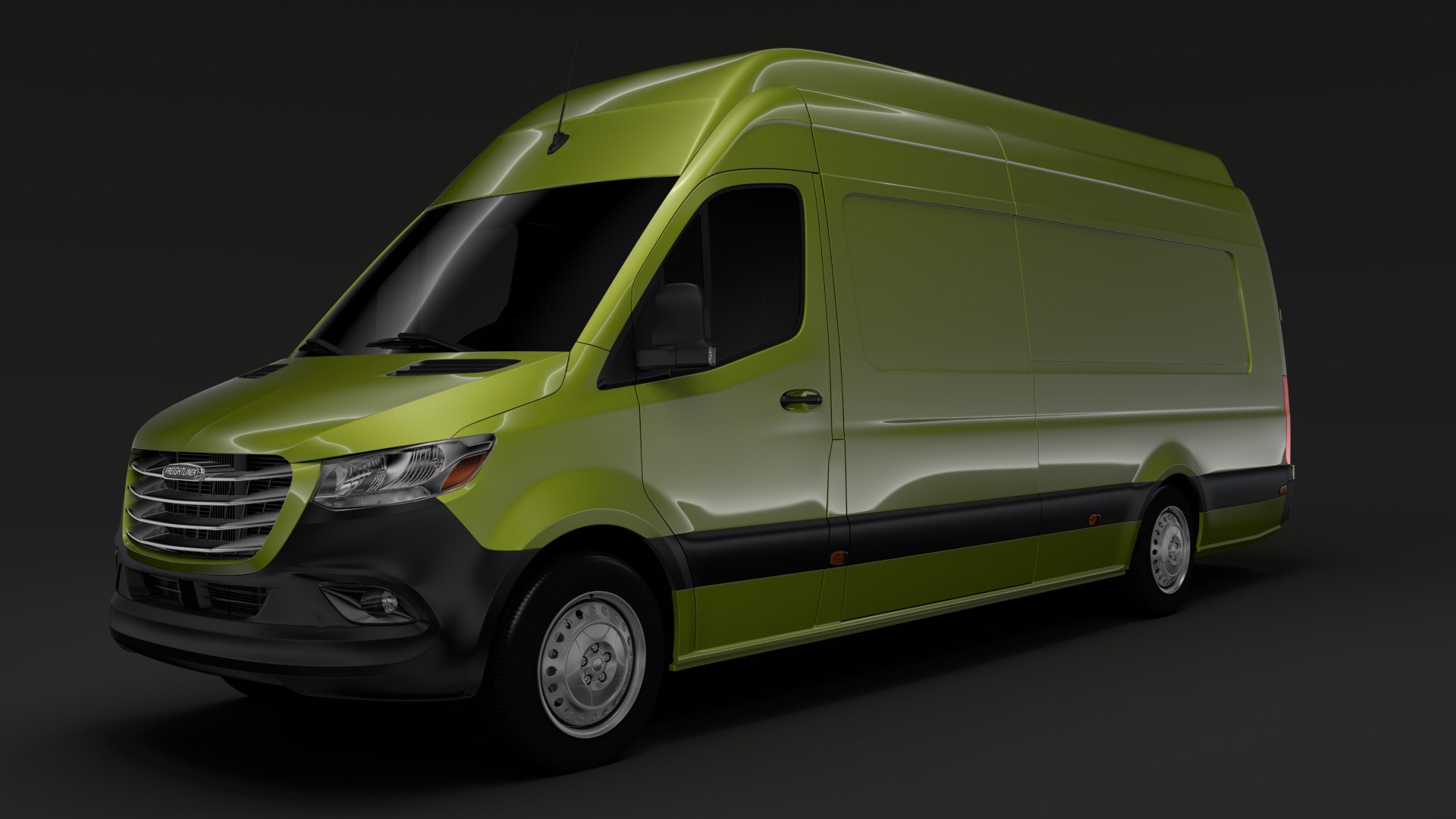 Freightliner Sprinter Panel Van Model - TurboSquid 1360681