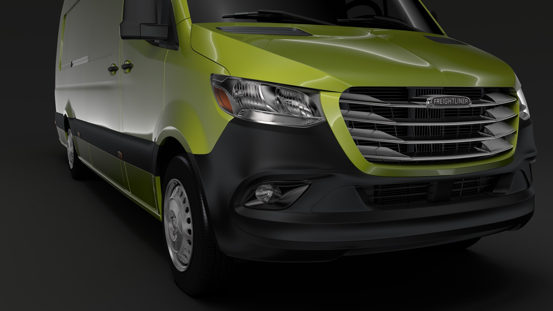 Freightliner Sprinter Panel Van Model - TurboSquid 1360681