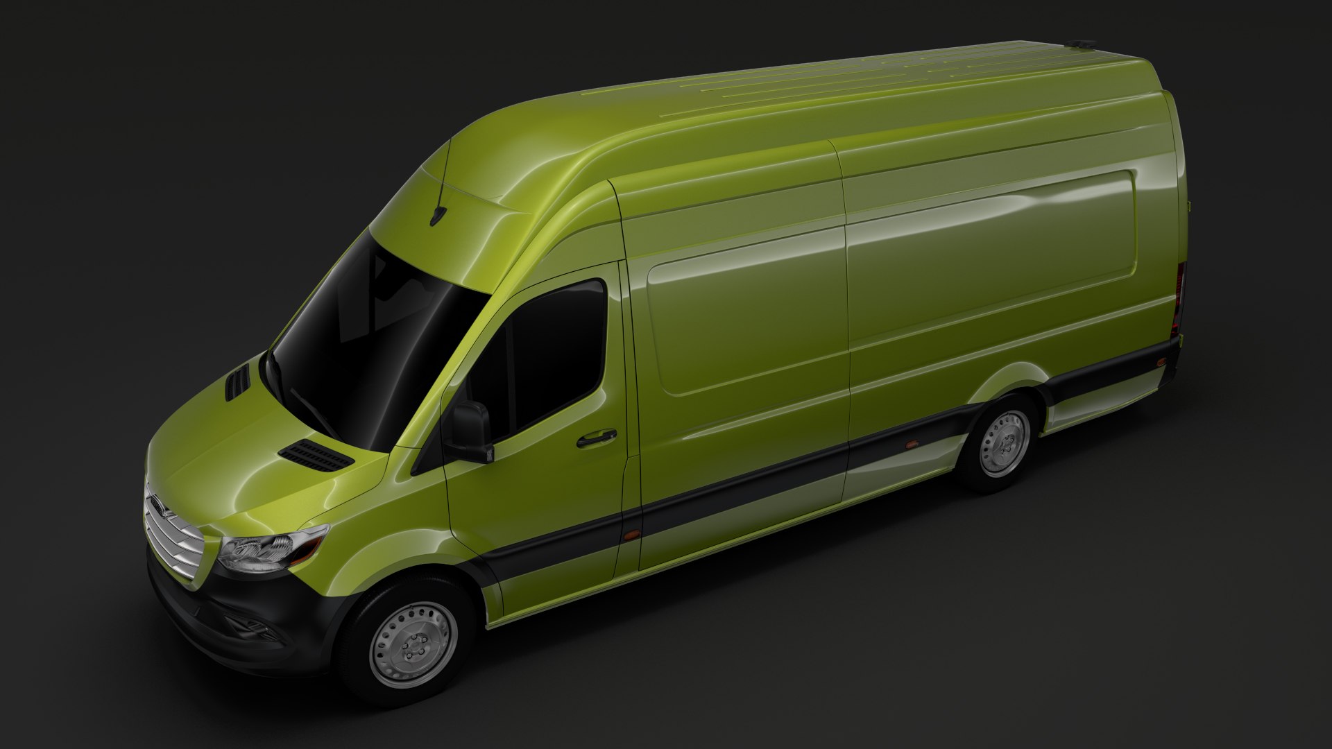 Freightliner Sprinter Panel Van Model - TurboSquid 1360681