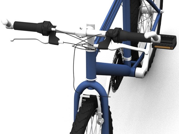 3d city bicycle model